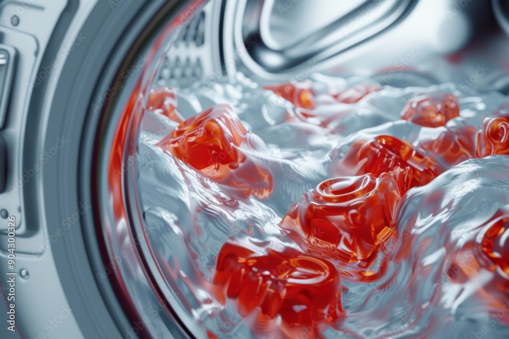 Innovative Detergent Pod Dispensing in Washing Machine Highlighting ...