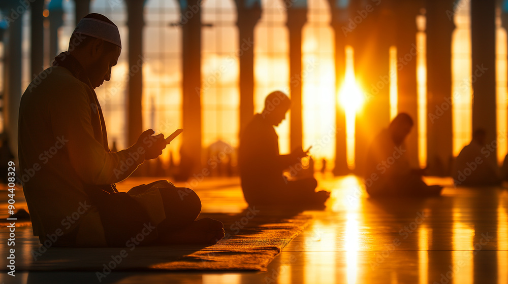 Modern Islamic prayer apps and tools Stock Photo | Adobe Stock