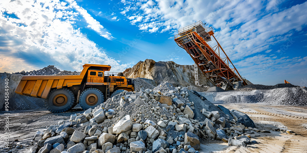 Mining Truck, Mining Dump, Raw material , copper mining, stone crash ...