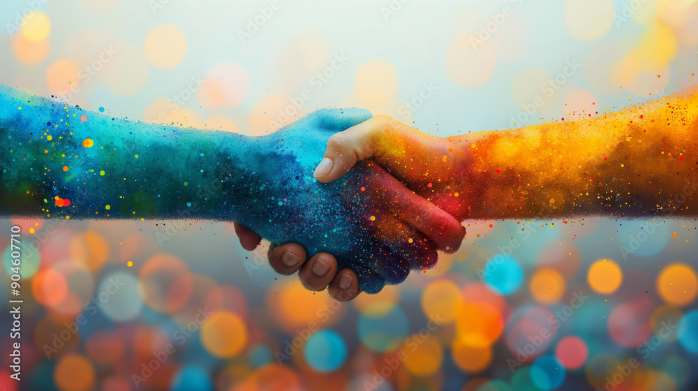 Win-win collaboration, cooperative strategy, team win-win, dual success ...