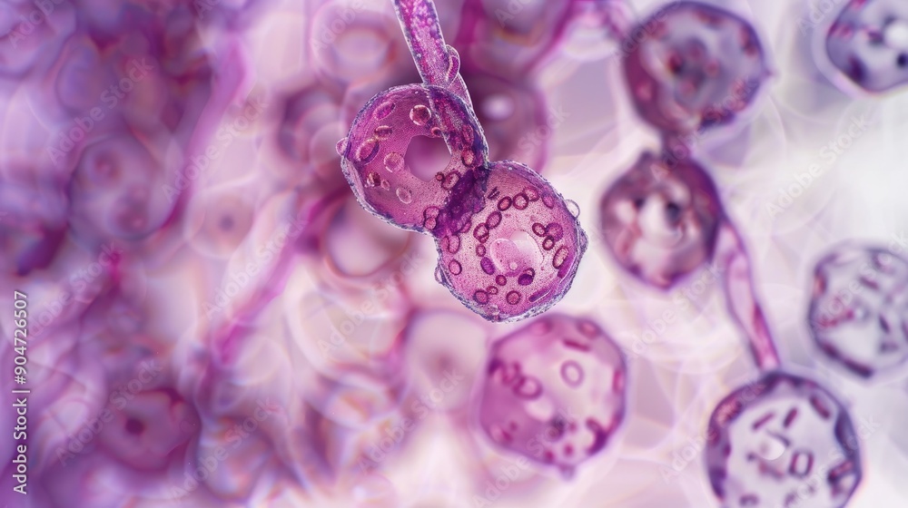 Gram positive cocci bacteria in chains seen in human blood culture ...