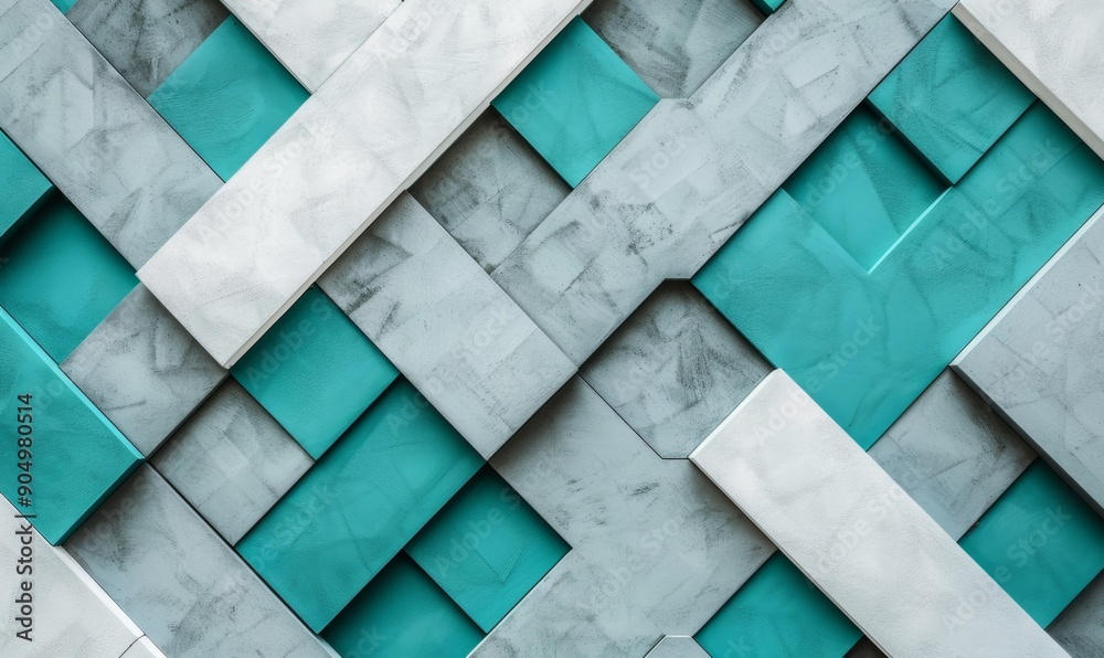 Rhythmic Overlapping Abstract Geometric Shapes for Creative Marketing ...