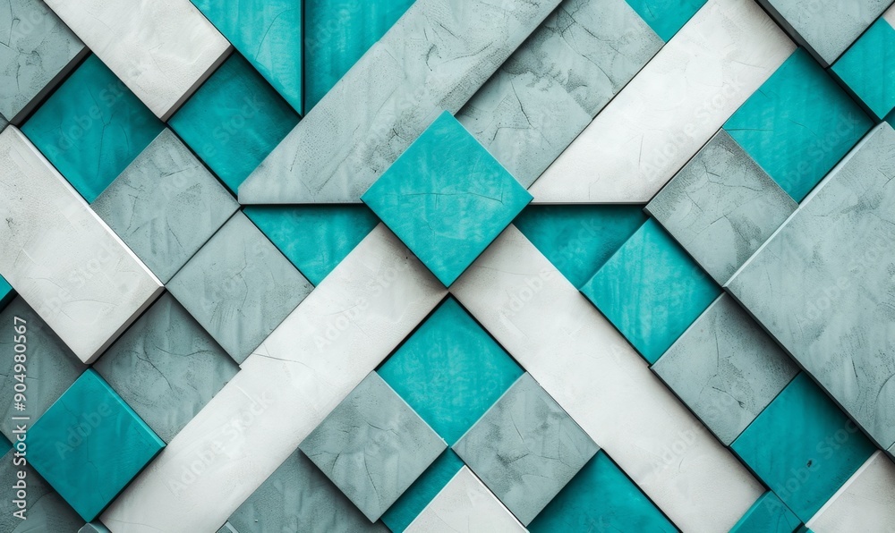 Rhythmic Overlapping Abstract Geometric Shapes for Creative Marketing ...