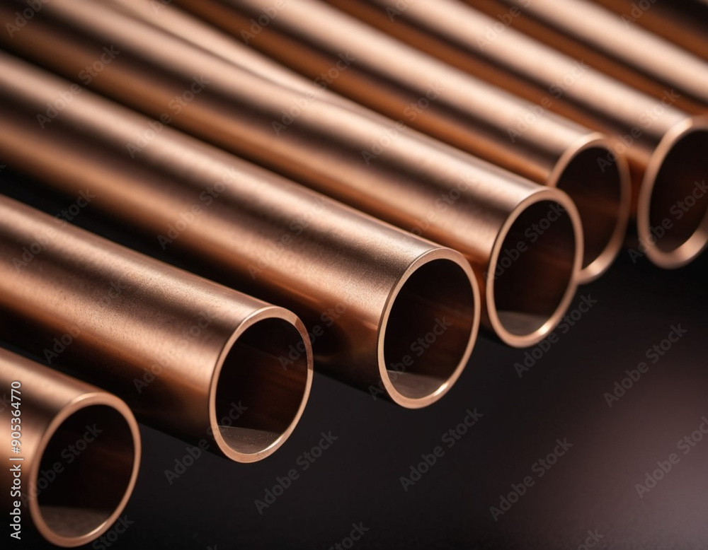Copper bronze heat exchanger pipes. Heavy non-ferrous metallurgy ...