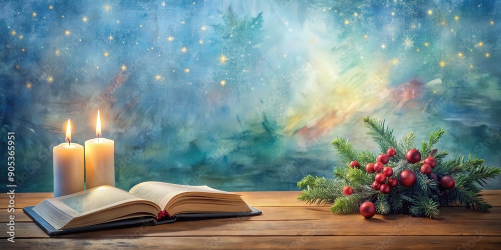 Bible reading during advent with watercolor background, Advent, Bible ...
