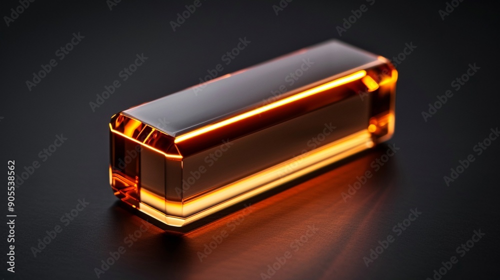 Innovative clear amber packaging with unique design features, capturing ...