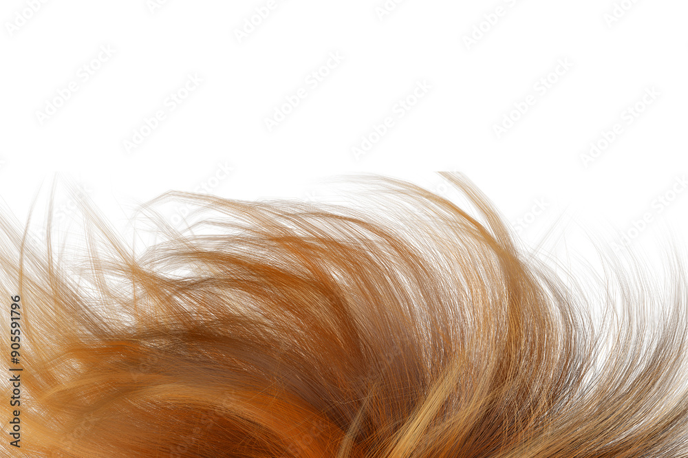 Beautiful shiny caramel brown hair texture closeup. Stock Illustration ...
