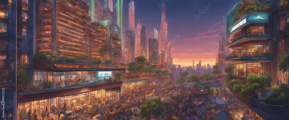 80s | Retro | Futuristic | Lo Fi | Cityscape | Sunrise | Seasonal ...
