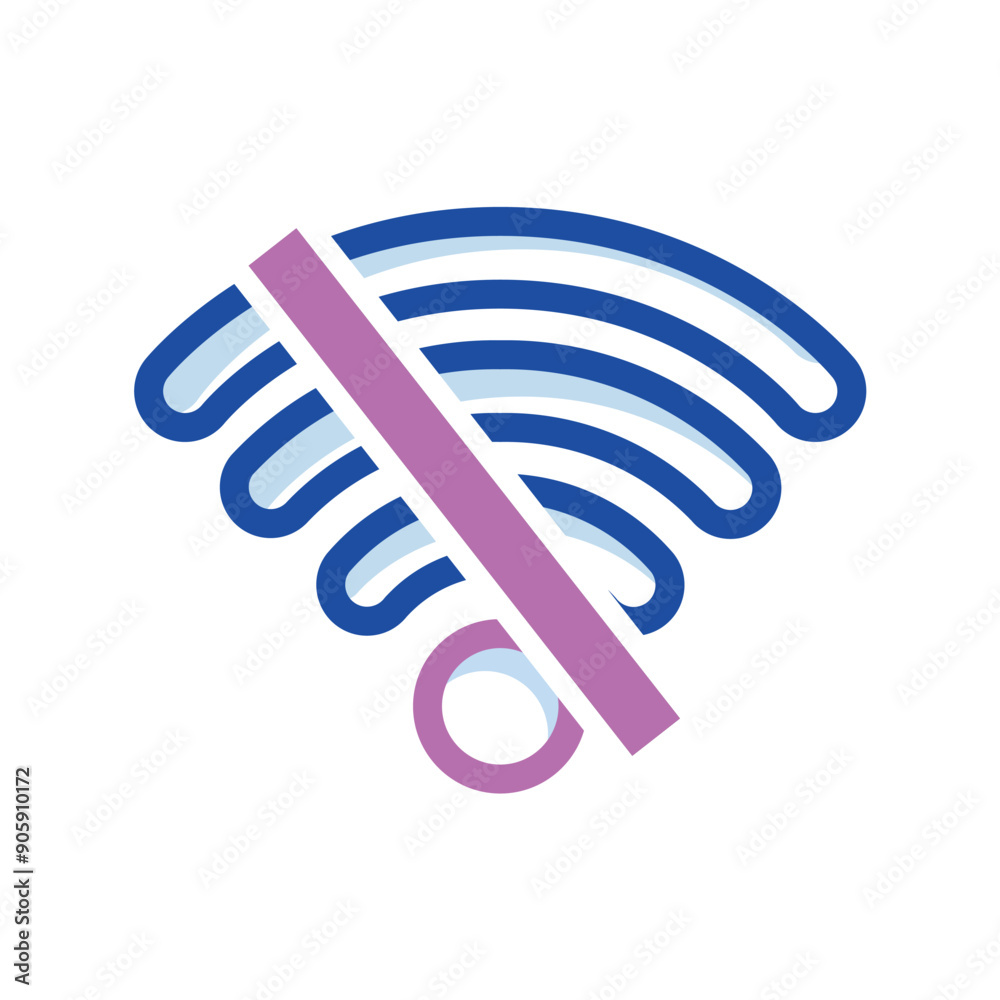 Wi-fi zone icon Connection symbol Vector Stock Vector | Adobe Stock