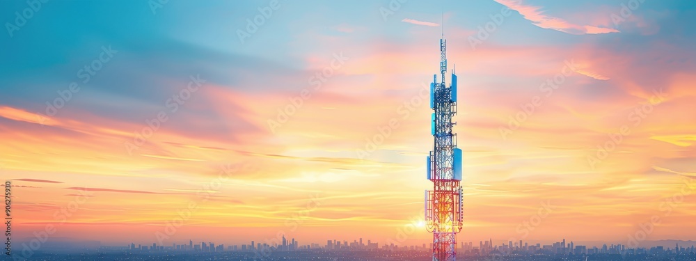 Stratospheric signal towers with embedded environmental sensors ...