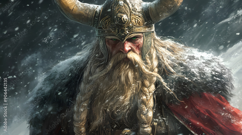 Odin, Germanic god. Deity of old Nordic mythology, ancient Scandinavian ...