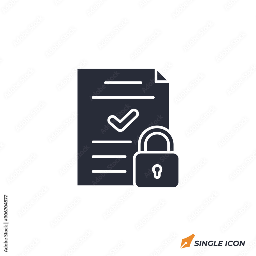 Security certificate icon vector illustration. Security certificate ...