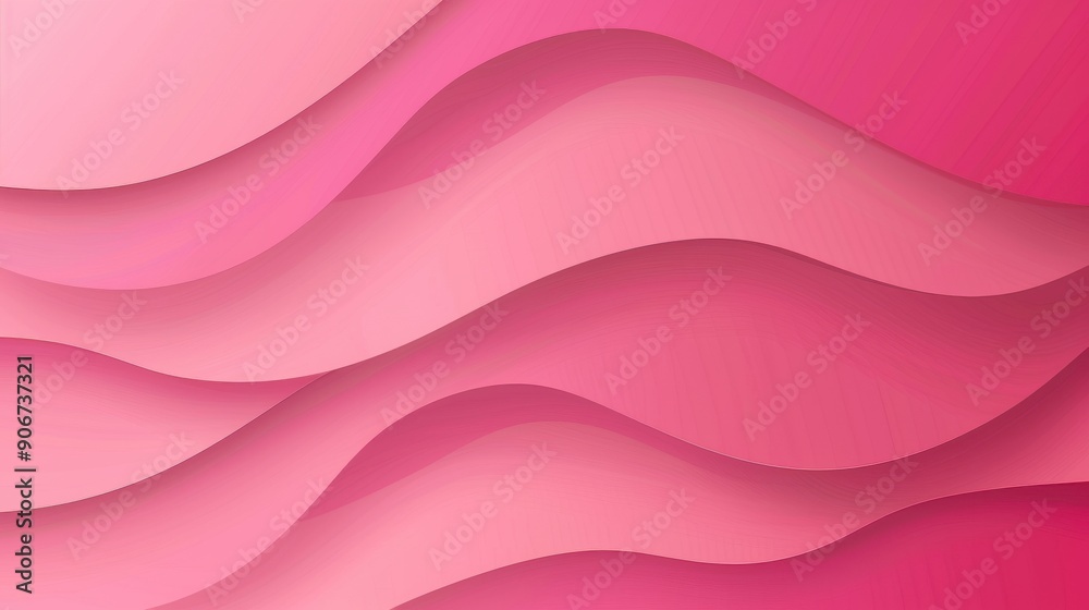 Abstract pink wave background with soft and smooth texture. Stock ...