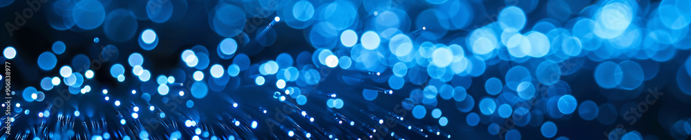 Digital Blue Light Fibers Accelerating. Dynamic blue optical fibers ...