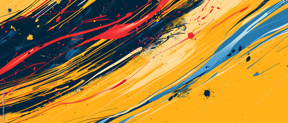 sports-themed background with abstract shapes suggesting movement and ...