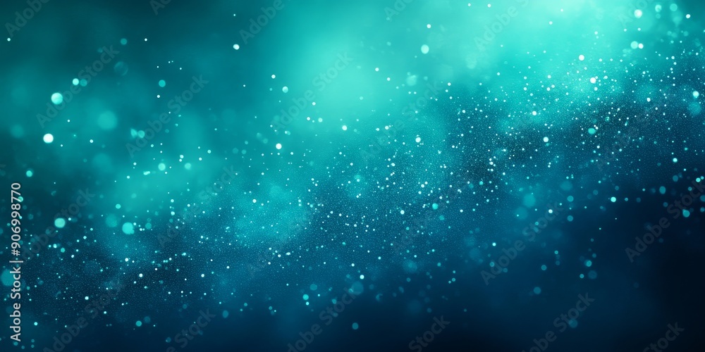 Teal green blue grainy color gradient background glowing noise texture ...