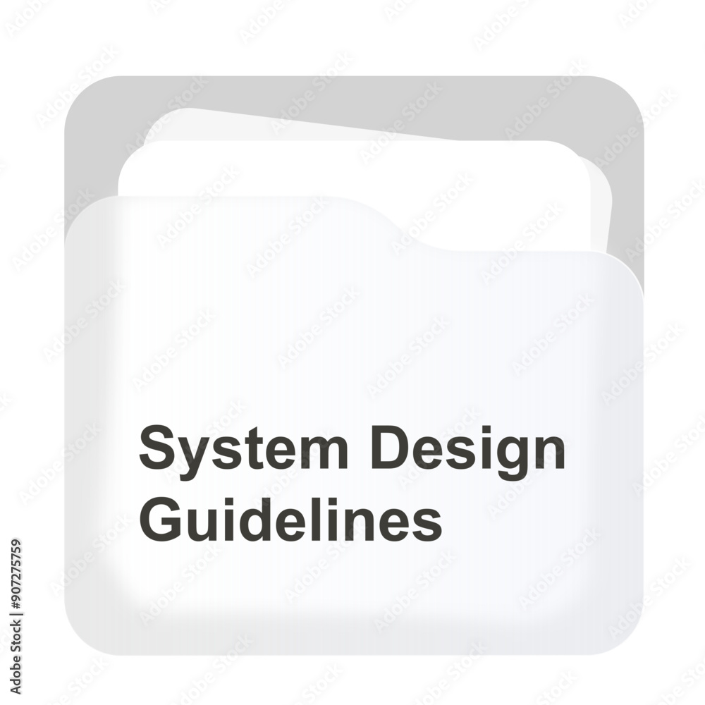 System Design Guidelines Widget File Folder Storage Glassmorphism UI ...
