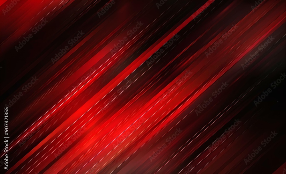 Red and black background with diagonal lines for copy space, abstract ...