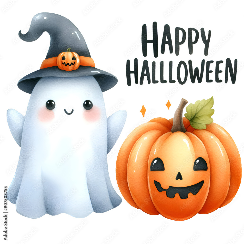 Cute Ghost Clipart Bundle, Halloween Ghost PNG, Ghostly Clipart ...