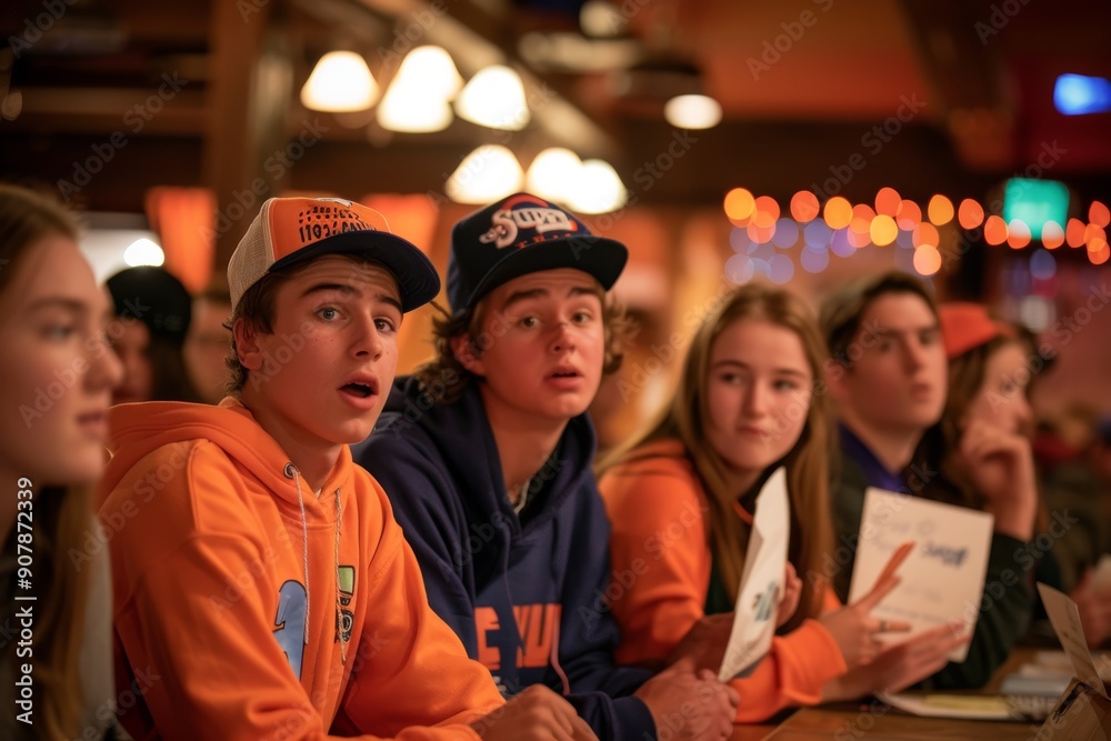 High School Graduates at Trivia Night Celebrating College Acceptances ...