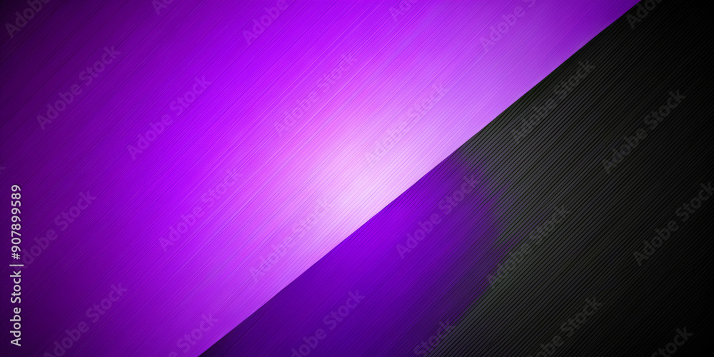 Diagonal bands of vibrant purple and deep black intersect, creating a ...