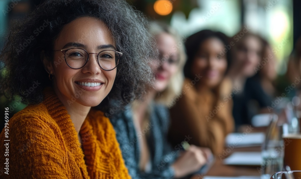 Successful collaboration: Multigenerational team of women at a ...