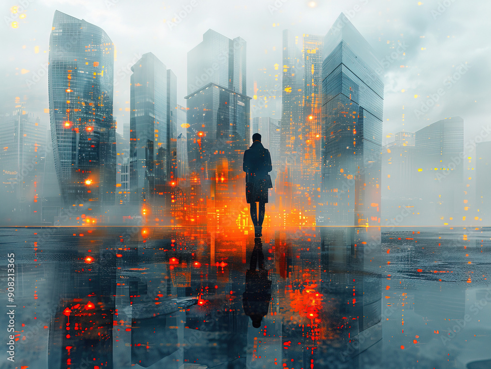 HR Innovation conception. Artificial intelligence innovation. AI ...