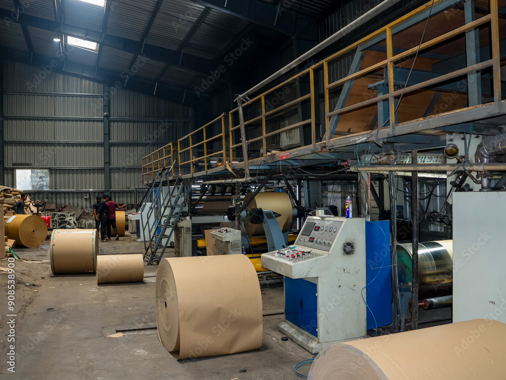 Bangalore, India 1st August 2024: Modern factory for the production of ...