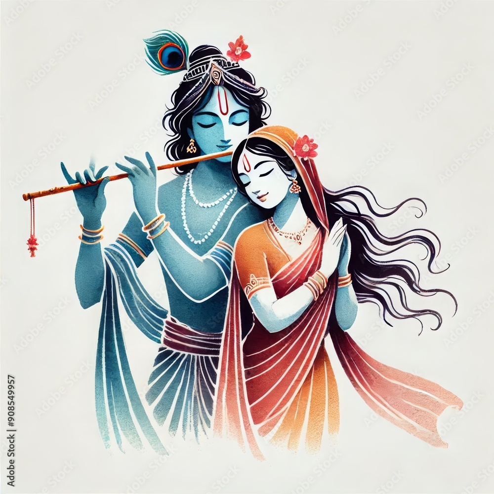 Krishna Janmashtami Festival Of India, Radha Krishna Symbol of Divine ...