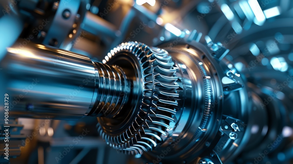 Gears and bolts embody the principles of mechanical precision and ...