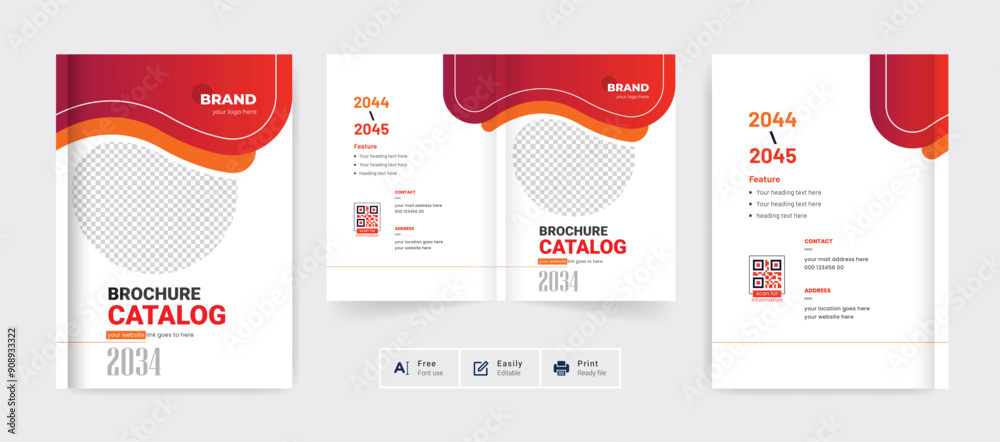 Product catalog cover page design for your business professional ...