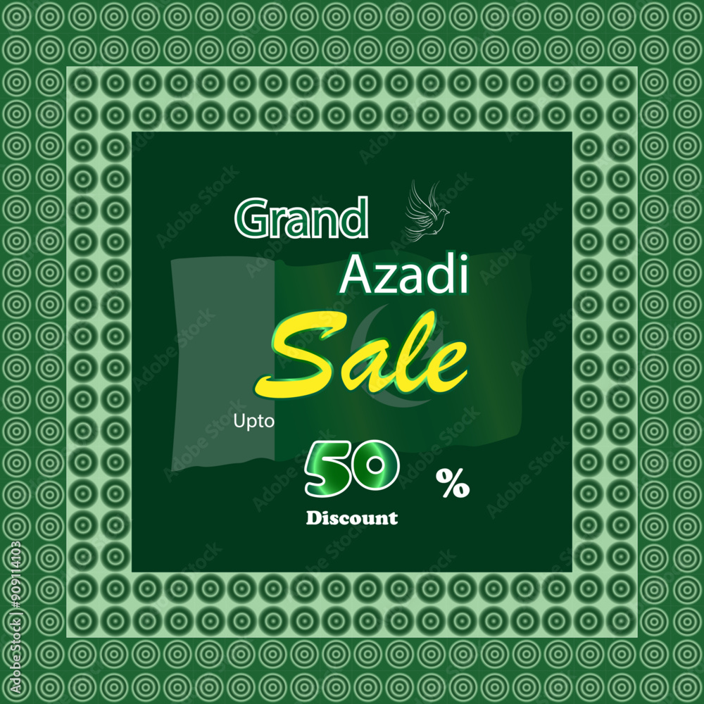 grand azadi sale, 50 % off, Azadi means in English (independence ...