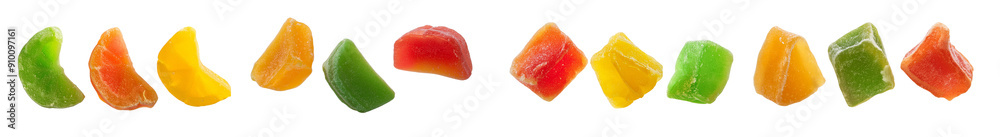 Colorful gradient commas in various shades, creating a vibrant and ...