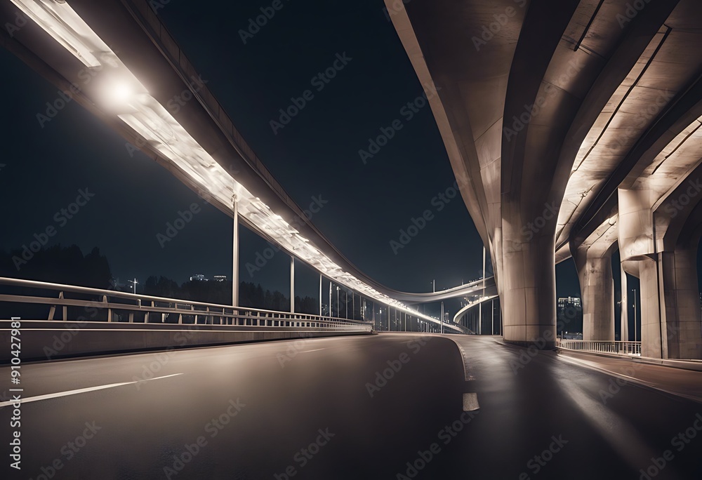 road overpass scenes hq night viz arch cutout scene cut-out light ...