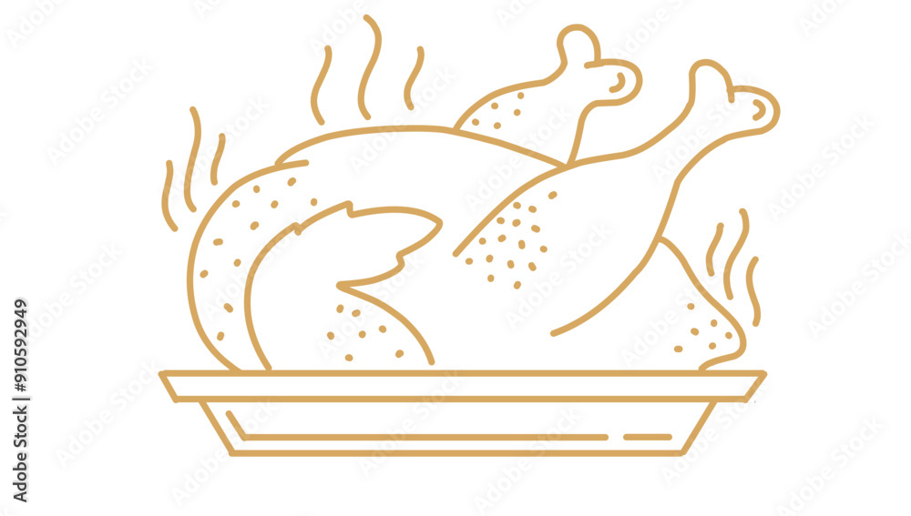 Oven Roasted Turkey in Pan with fresh Vegetable Concept, Thanksgiving ...
