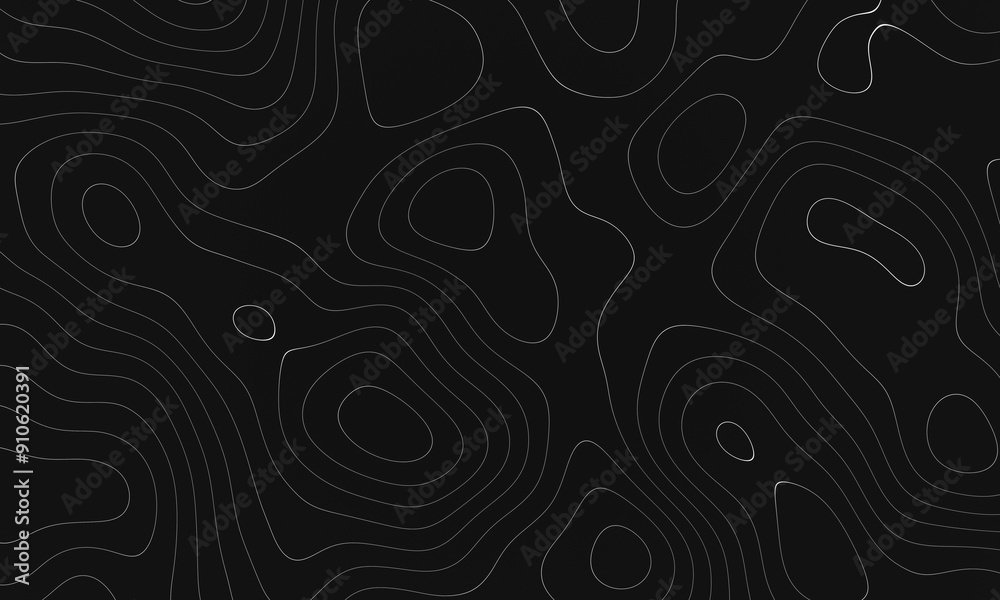 Abstract topographic contour map concept, cartography geographic ...