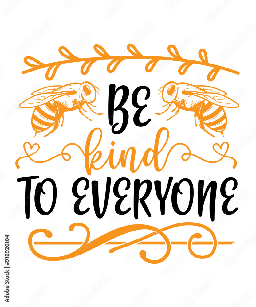 Vector de Stock Bee Svg Bundle, Honey Bee Svg, Bee Sayings Svg, Bee ...