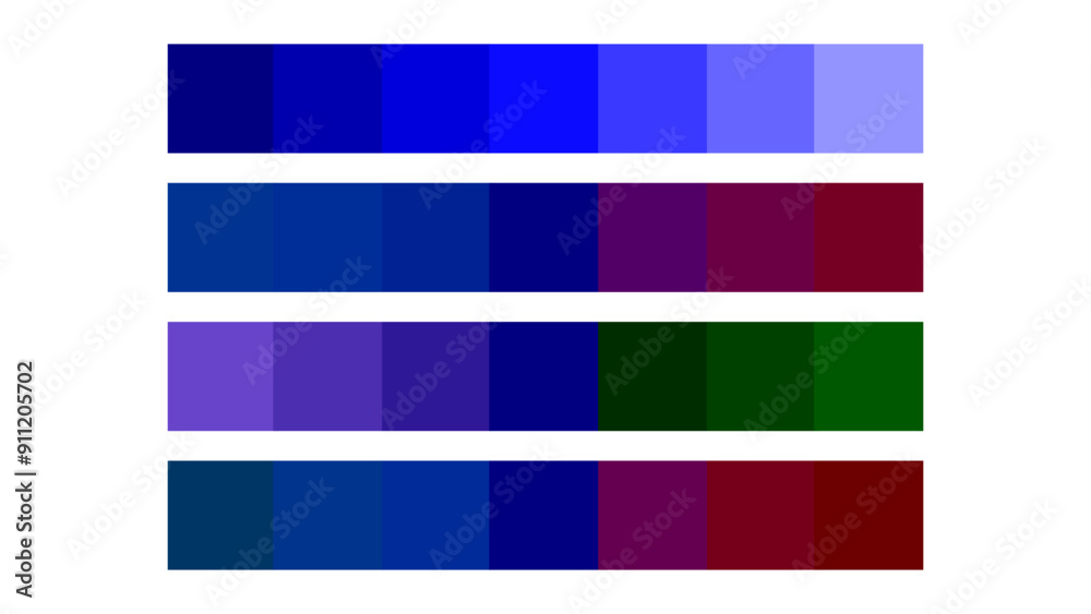 Navy Blue color palette. Mono, analogous, complementary, triad color ...