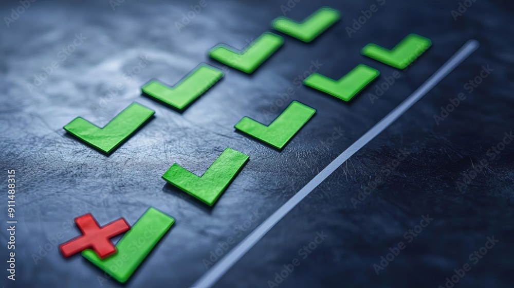 Industrial , Manufacturing Quality Control A quality checklist with ...