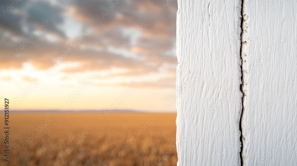 Weathered timber walls of a barn, showing deep grooves and natural ...