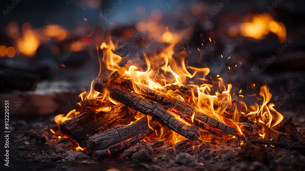 Experience beautiful fire up close, with every flicker and movement ...