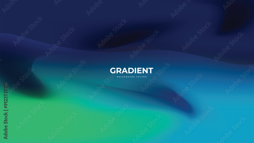 Abstract Vibrant gradient mesh background vector. Saturated Colors ...