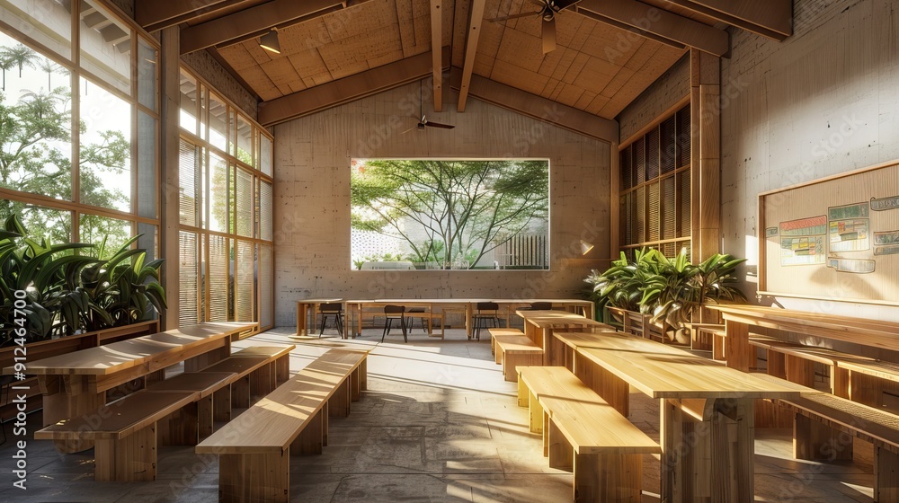This photo shows a warm and inviting image of a traditional tea shop in ...