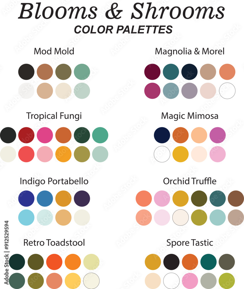 2024 color trends. Color palette in vibrant, bold, Colour theme ...