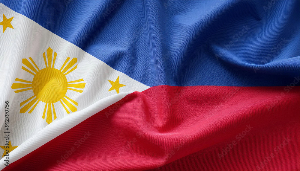 Simple wavy background for the Philippine flag Stock Photo | Adobe Stock