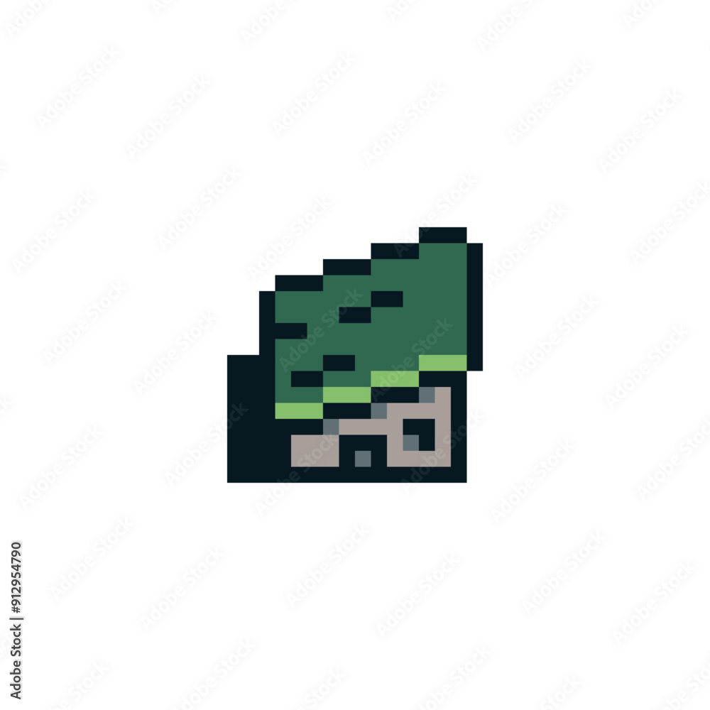 Home icon, house sticker, building pixel art design for logo, web ...