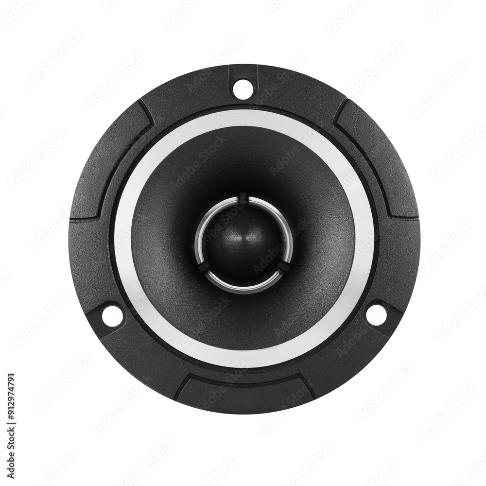 car acoustic speaker system, highlighting the intricate design and ...