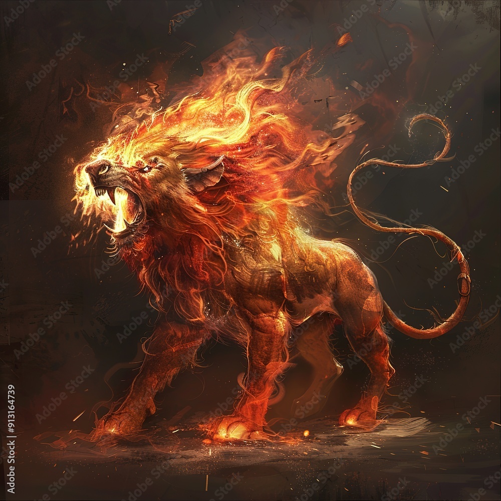 Chimera: A fire-breathing hybrid creature with parts from multiple animals, typically a lion ...
