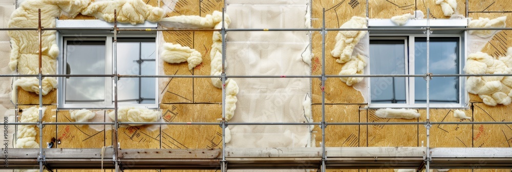 External wall thermal insulation with mineral wool for a Passive House ...