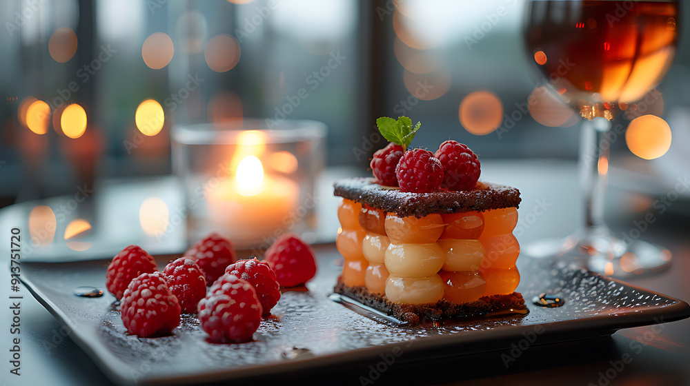 Romantic dinner at a Parisian restaurant features French desserts by ...